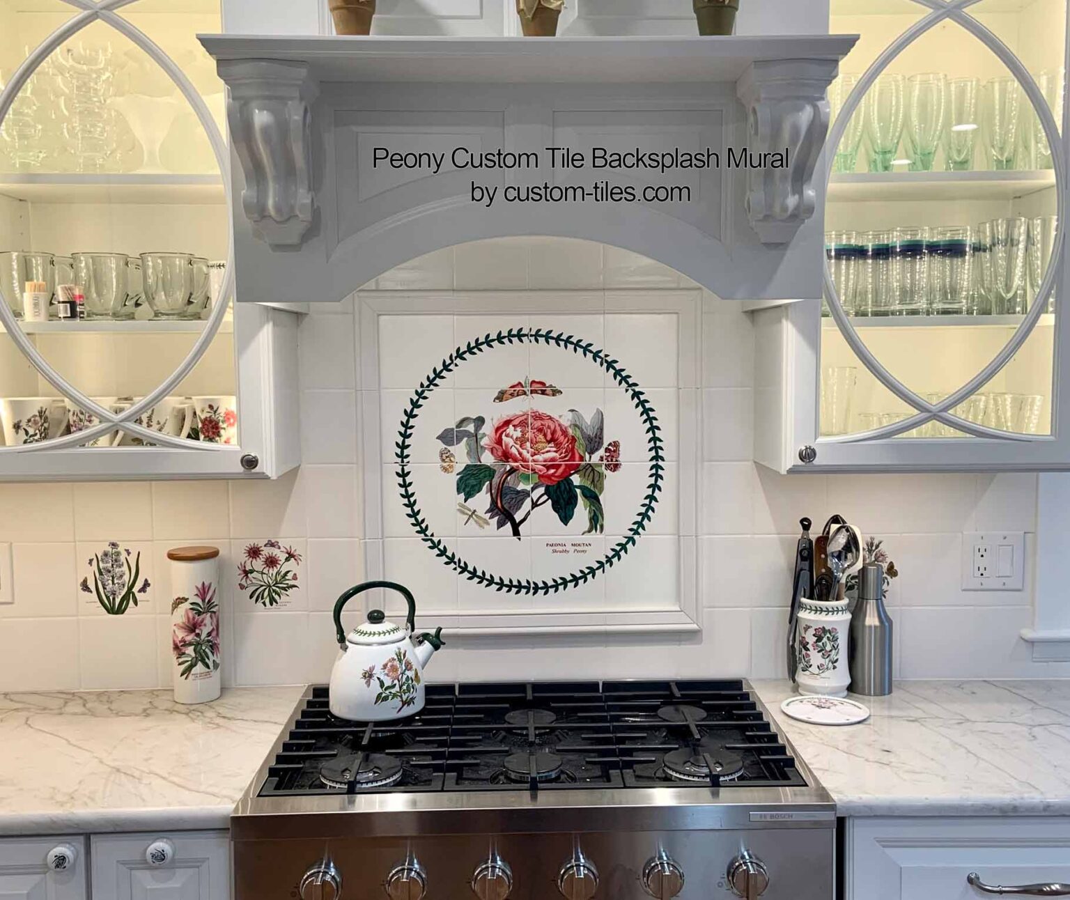 Kitchen Backsplash Tile Mural Ideas : Custom Tiles